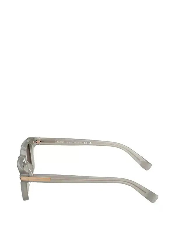 Zegna Square Frame Sunglasses