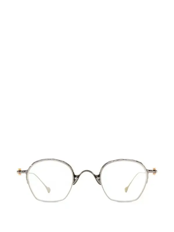 Yohji Yamamoto Geometric-frame Eyeglasses - Silver
