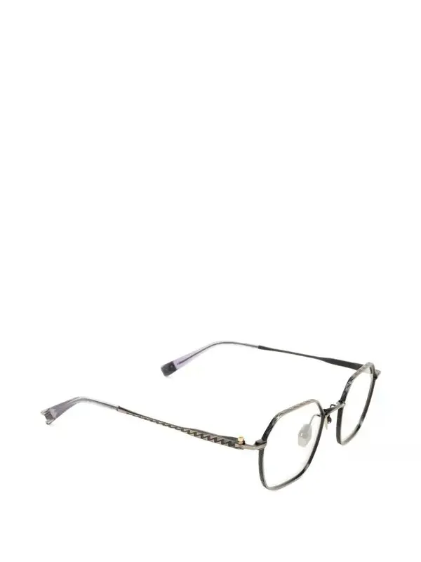 Yohji Yamamoto Geometric Frame Eyeglasses - Grey