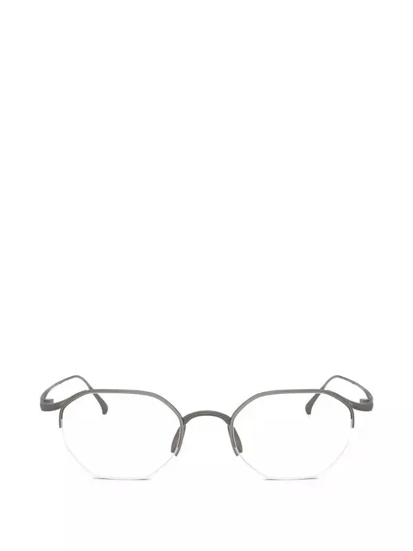 Giorgio Armani Geometric-frame Glasses - Grey