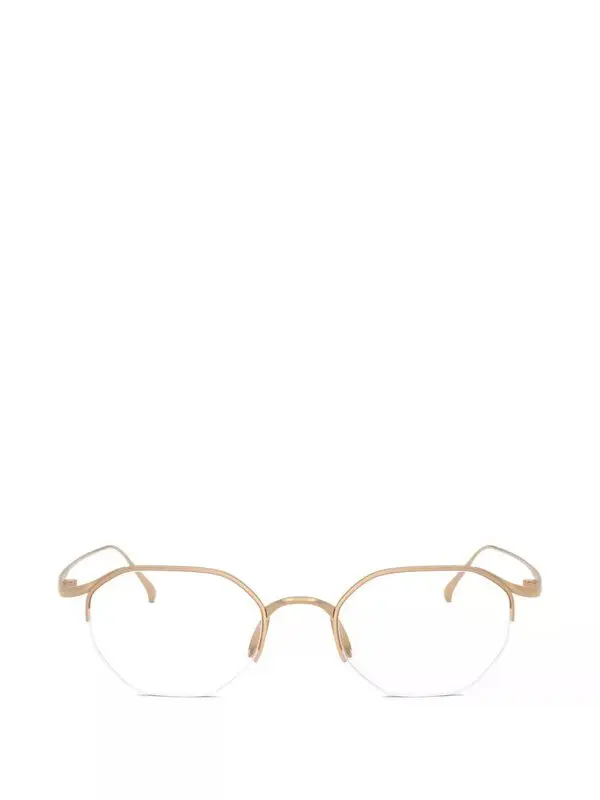 Giorgio Armani Geometric-frame Glasses - Gold