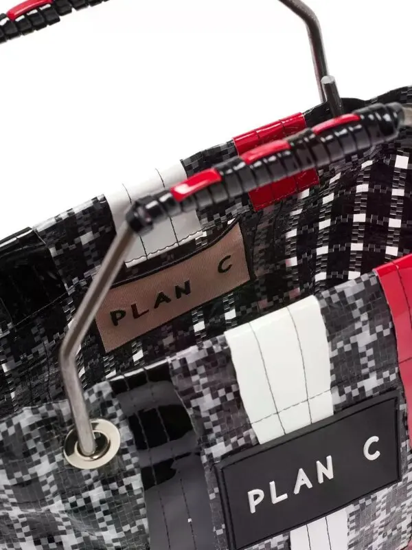 Plan C Glossy Technical Tote Bag