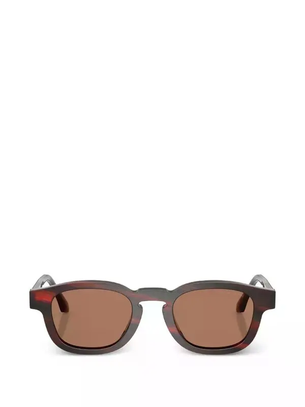 Giorgio Armani Round-frame Sunglasses - Red
