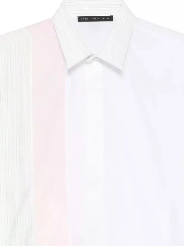 LOW BRAND Striped-panel Shirt