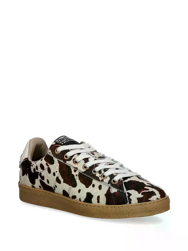 ALLSAINTS Cowhide Print Sneakers - Neutrals