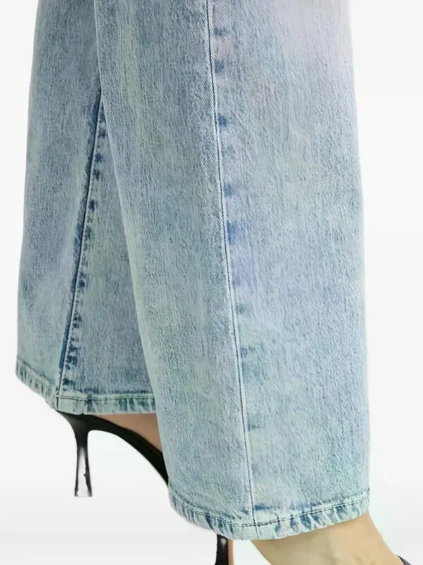 Guess Low-rise Straight Leg Jeans - Blue