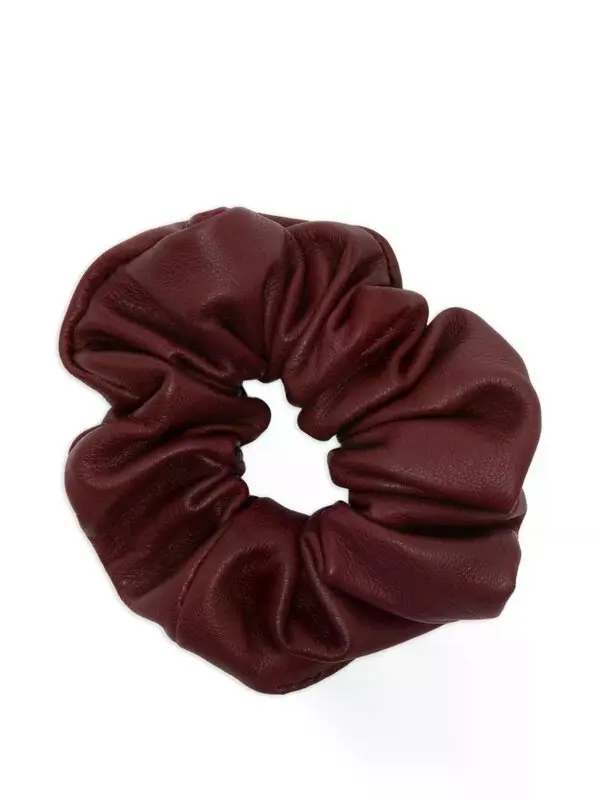 MANOKHI Ruffled Scrunchie - Red