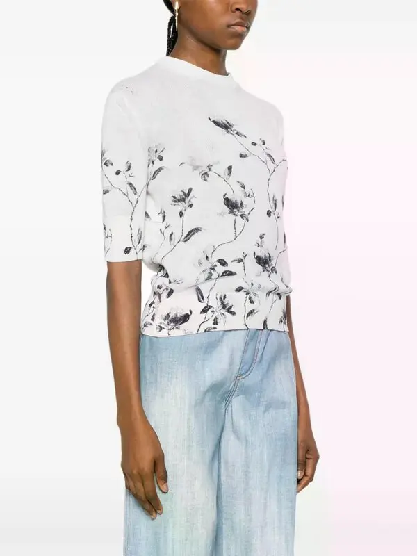 Ermanno Scervino Floral-print Sweater