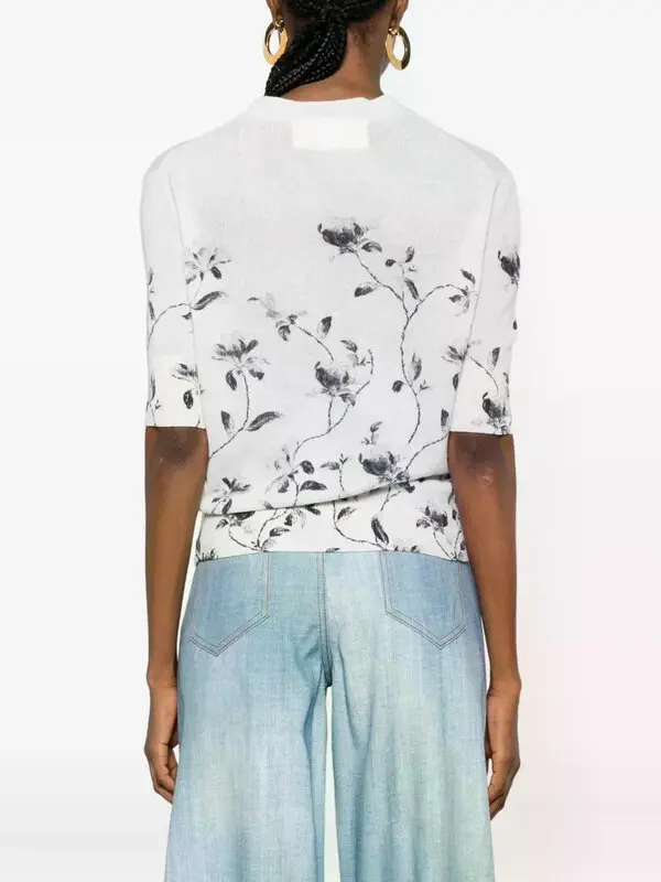 Ermanno Scervino Floral-print Sweater