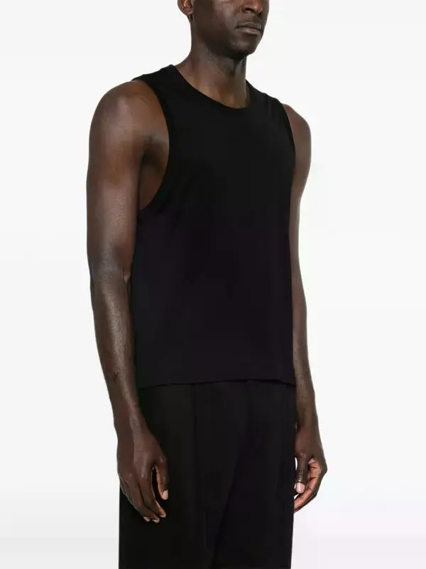 AMI Paris Crew-neck Sleeveless Top