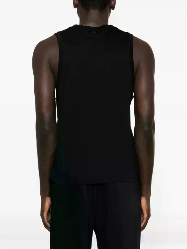 AMI Paris Crew-neck Sleeveless Top