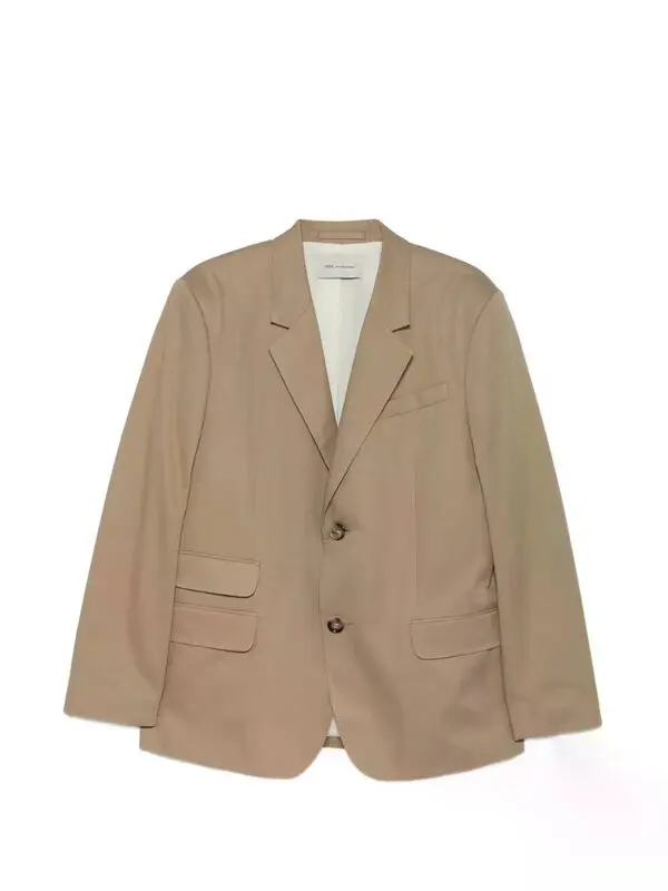AMI Paris Flap-pocket Blazer - Neutrals