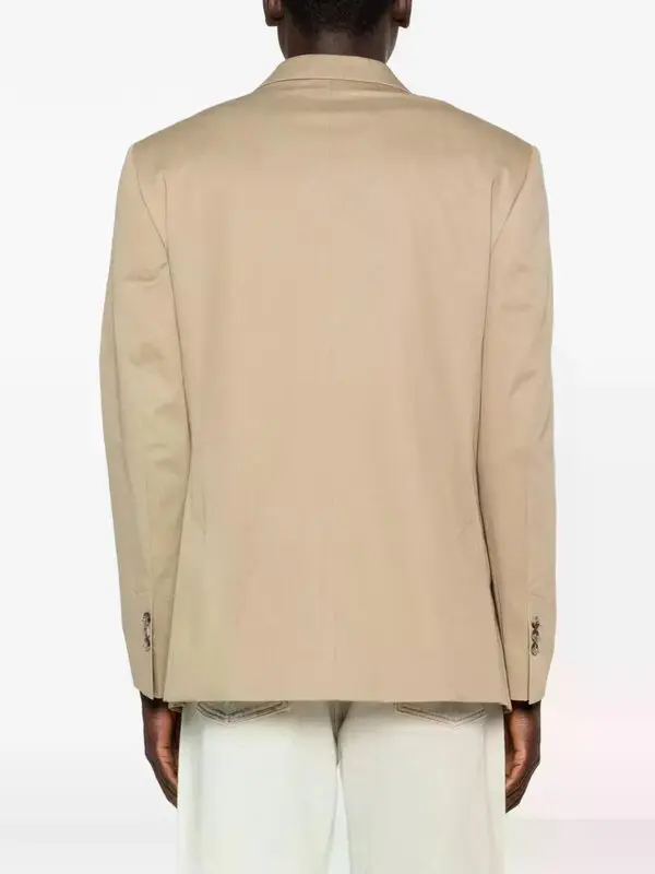 AMI Paris Flap-pocket Blazer - Neutrals