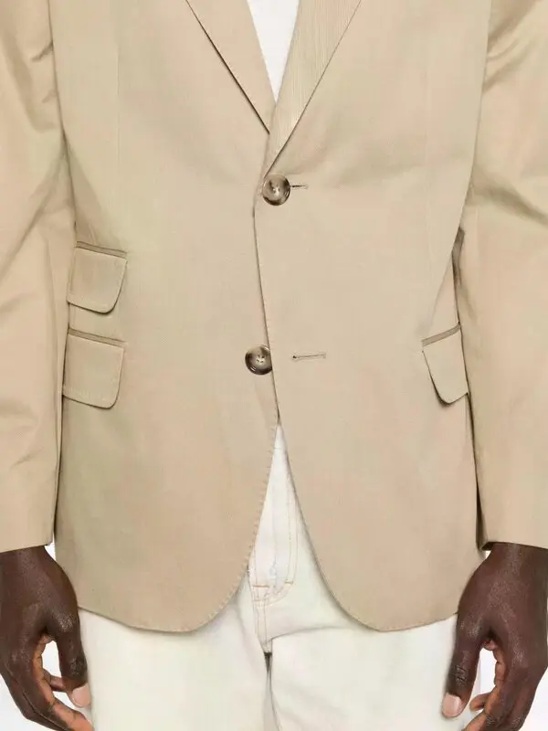 AMI Paris Flap-pocket Blazer - Neutrals
