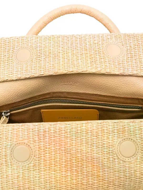 ZANELLATO Top-handle Tote Bag - Neutrals