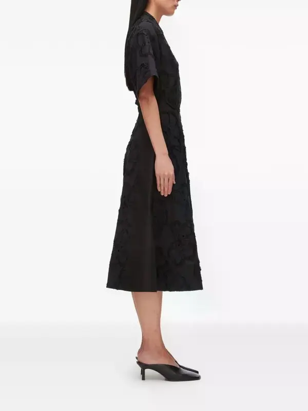 3.1 Phillip Lim Floral Collared Midi Dress