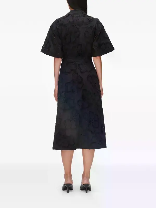 3.1 Phillip Lim Floral Collared Midi Dress