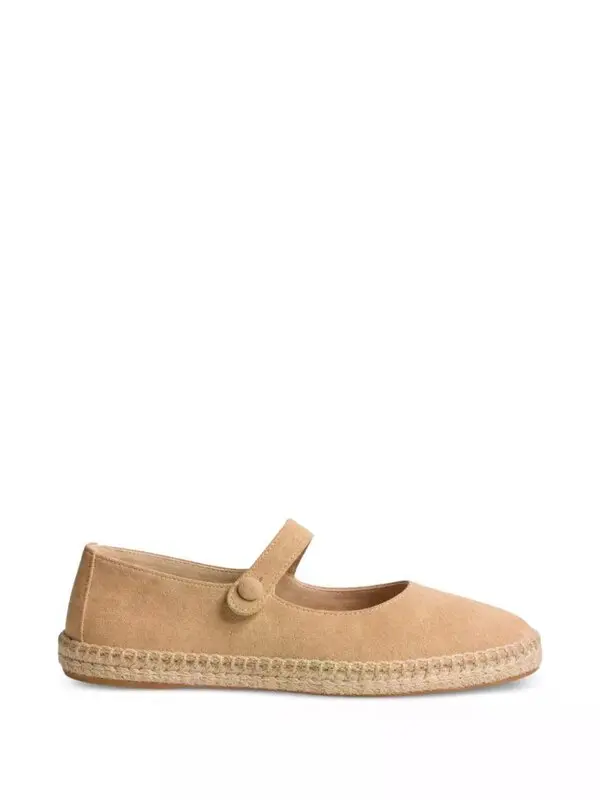 Manebí Mary Jane Espadrilles With Button Detail