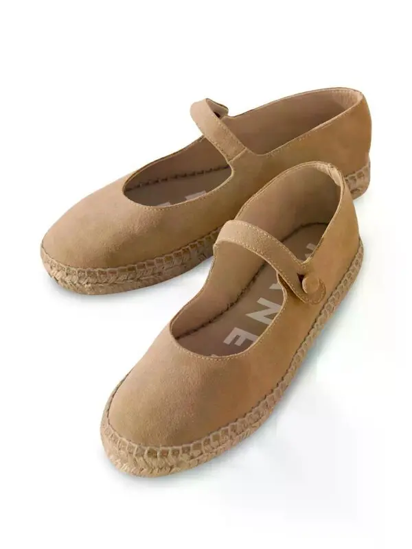 Manebí Mary Jane Espadrilles With Button Detail