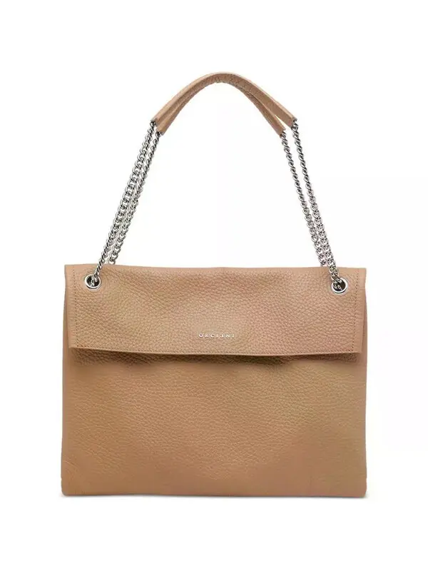 Orciani Magnetic-closure Shoulder Bag - Brown