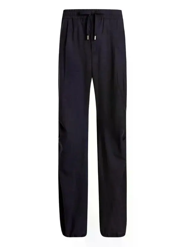 Dolce & Gabbana Glen Plaid Drawstring Trousers