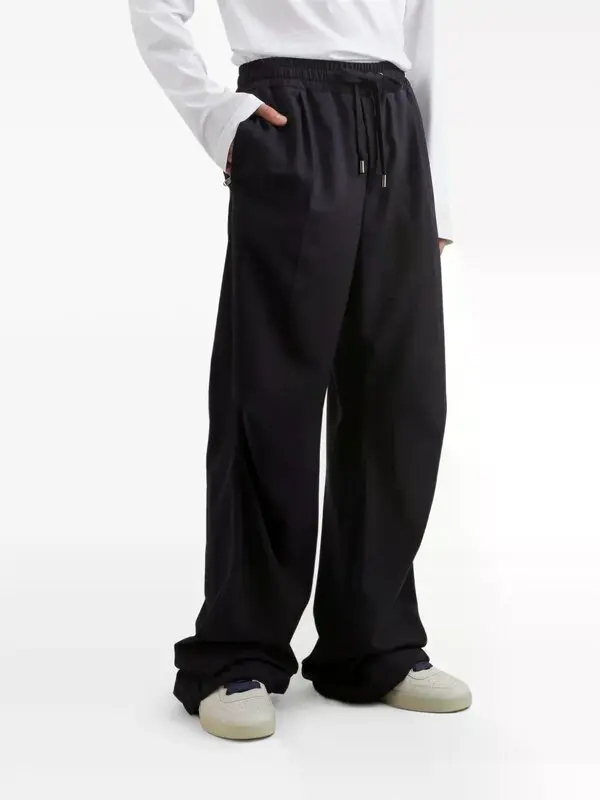 Dolce & Gabbana Glen Plaid Drawstring Trousers