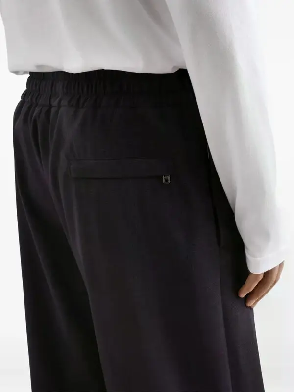 Dolce & Gabbana Glen Plaid Drawstring Trousers