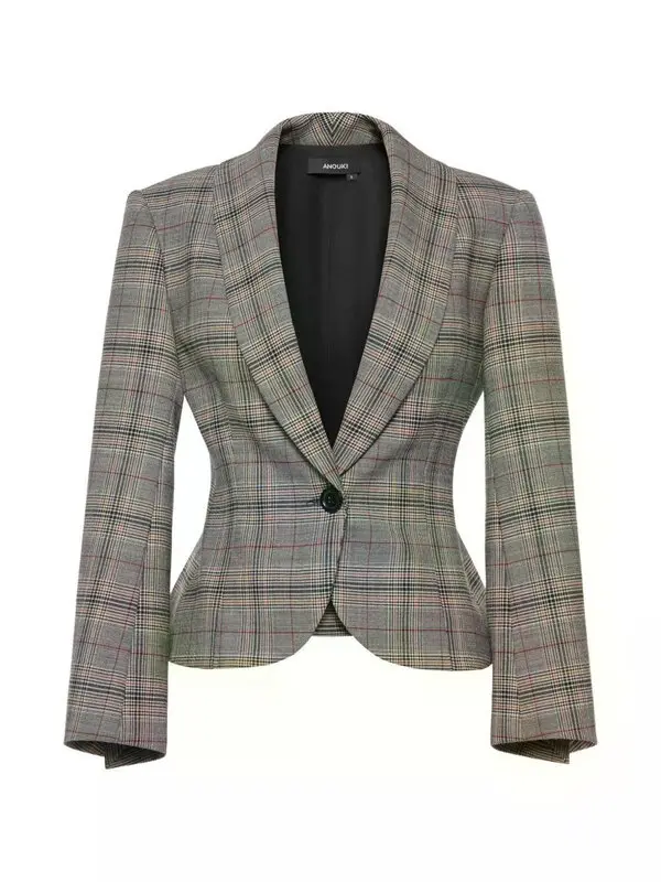 ANOUKI Check-pattern Blazer