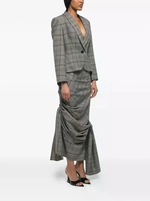 ANOUKI Check-pattern Blazer