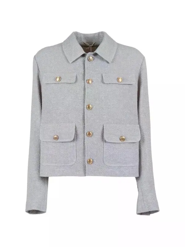 CIRCOLO 1901 Point-collar Jacket