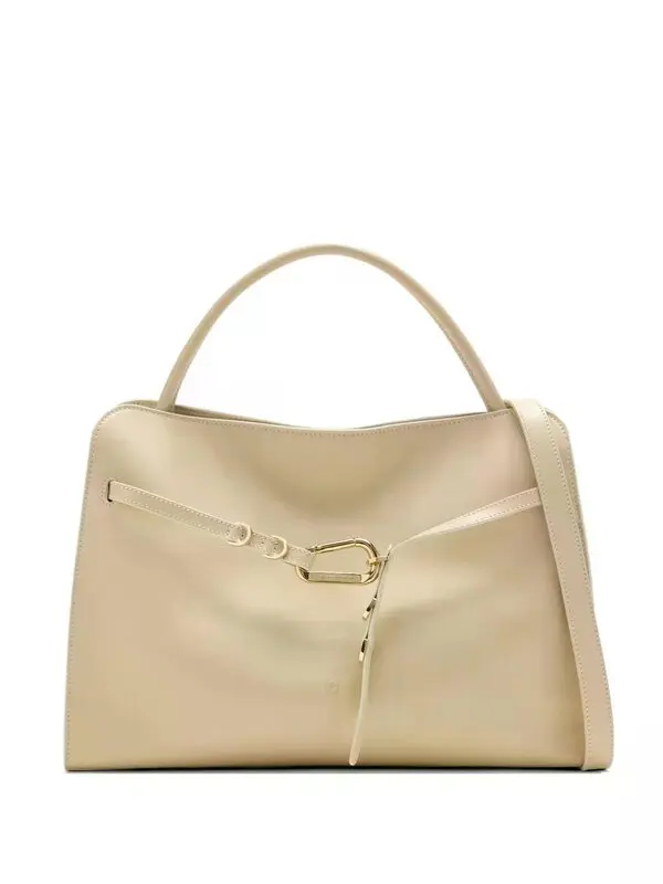 FRANCESCO BIASIA Leather Shoulder Bag With Gold-tone Hardware