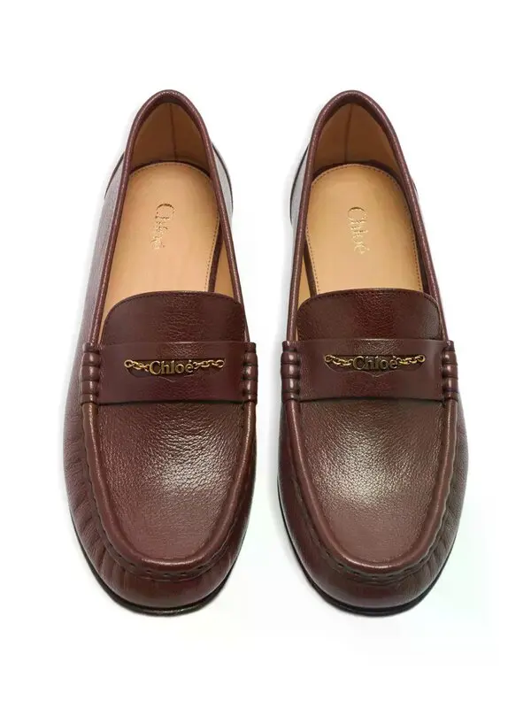Chloé Chain-detail Loafers