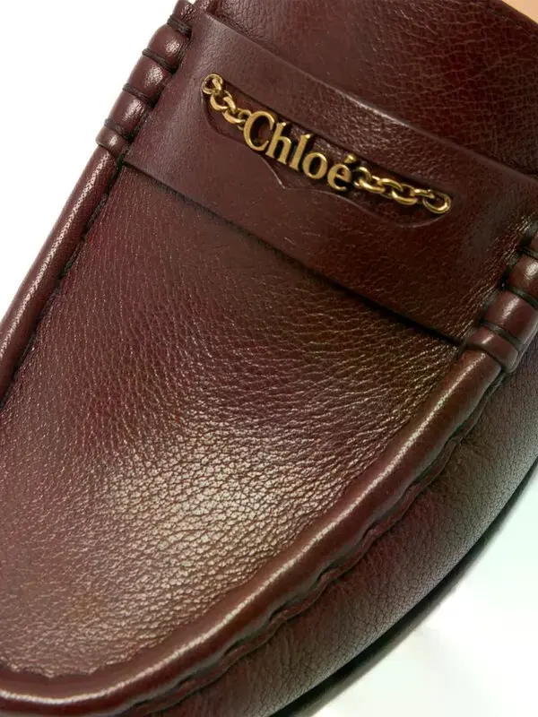 Chloé Chain-detail Loafers
