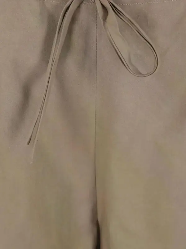 THE ROW Delano Elasticated-waist Trousers - Green