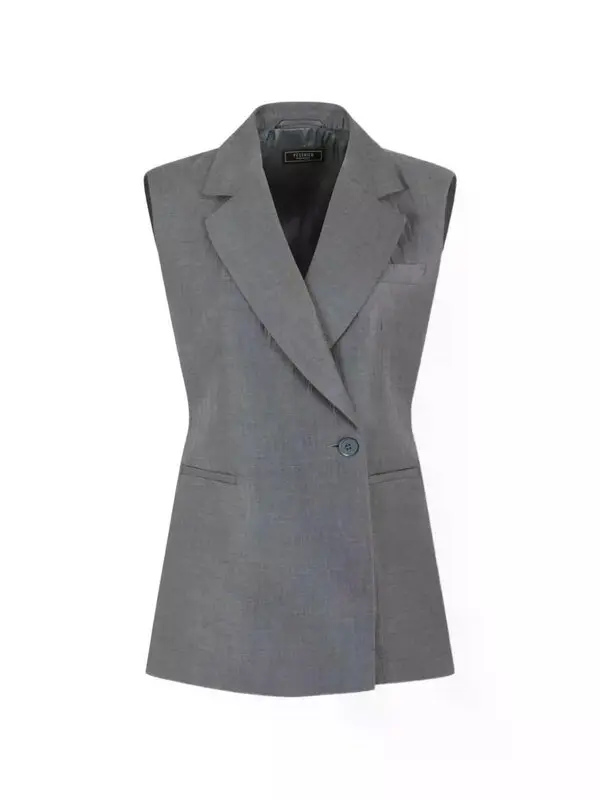 Peserico Sleeveless Draped Waistcoat