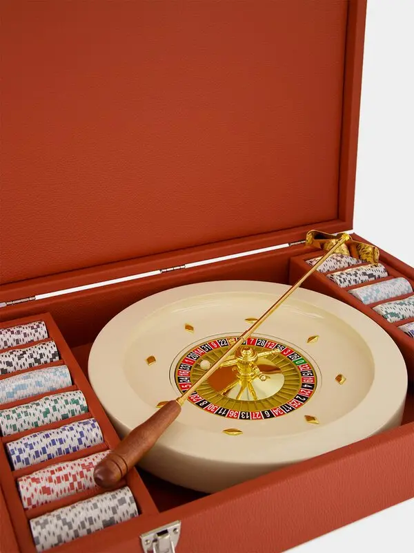 Hector Saxe Paris Brick Roulette Leather Set
