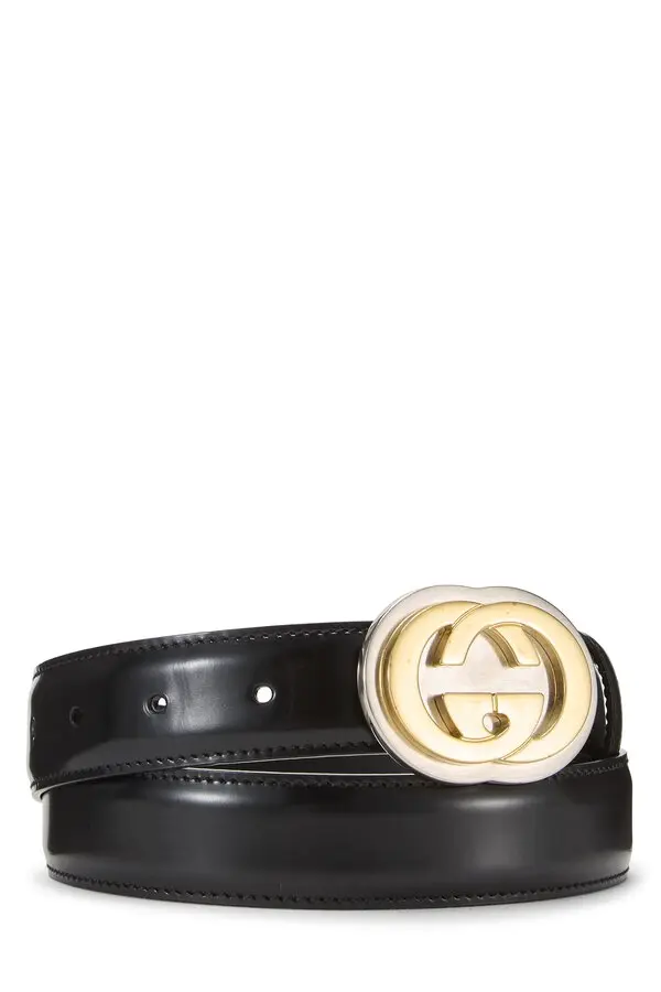 Gucci Interlocking Gg Belt - Black