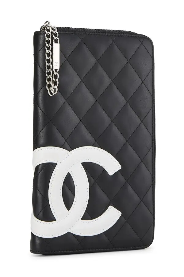 Chanel Calfskin Cambon Zippy Organizer
