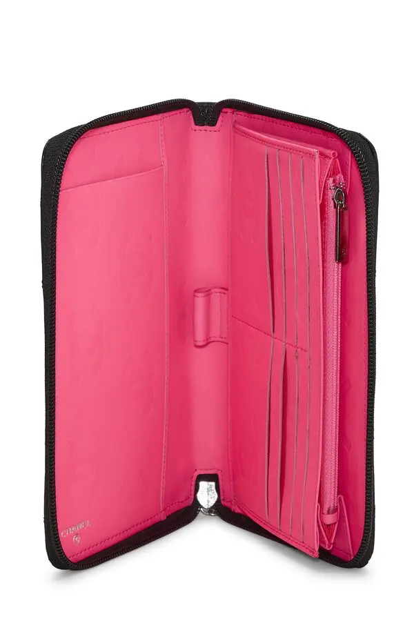 Chanel Calfskin Cambon Zippy Organizer