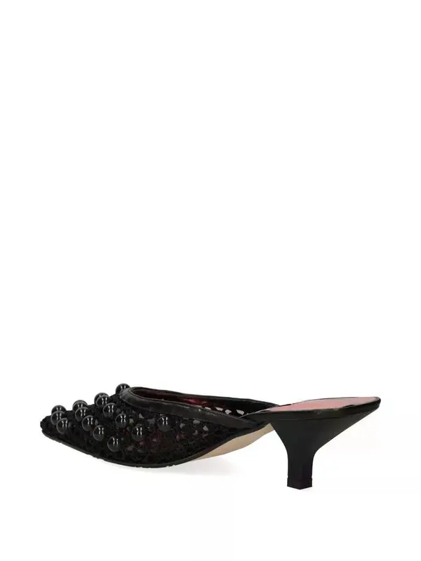 RAS Beaded Mesh Mules