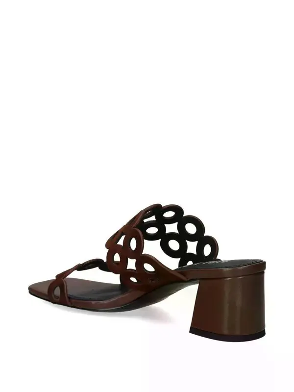 BIBI LOU Cutout Detail Sandals - Brown