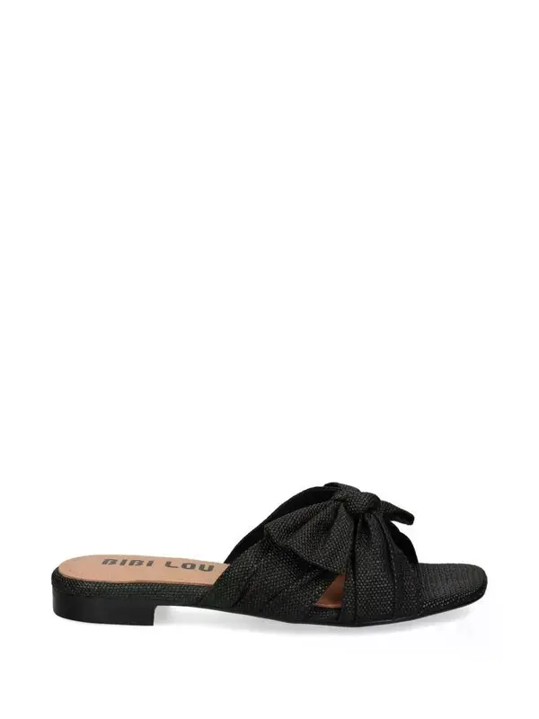 BIBI LOU Karsie Bow Sandals - Black