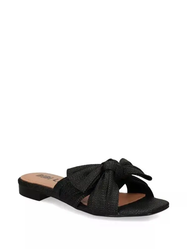 BIBI LOU Karsie Bow Sandals - Black