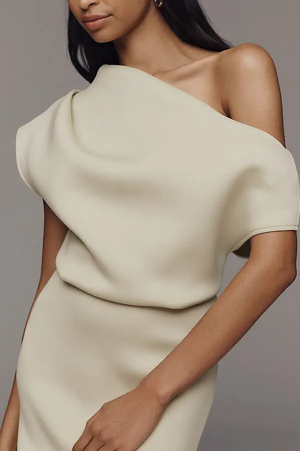 EXTRO & VERT Valente Off-shoulder Midi Dress