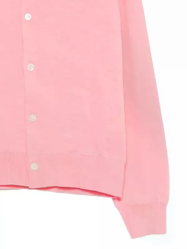Comme Des Garçons Button-up Knitwear - Pink