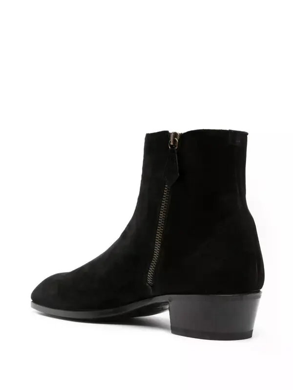 LARDINI 45mm Suede Ankle Boots