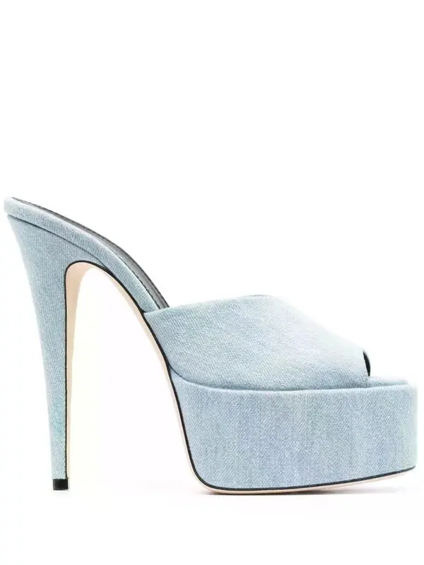 Paris Texas 145mm Marina Denim Sandals