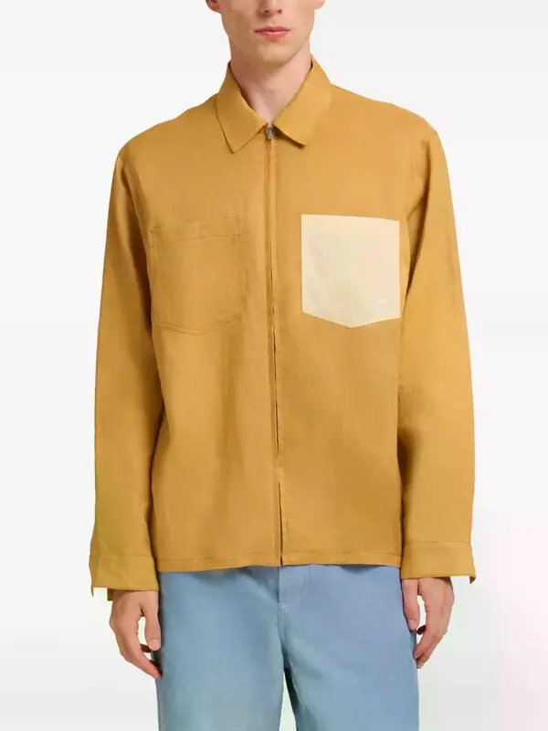 Marni Zip Pocket Waves Logo Shirt