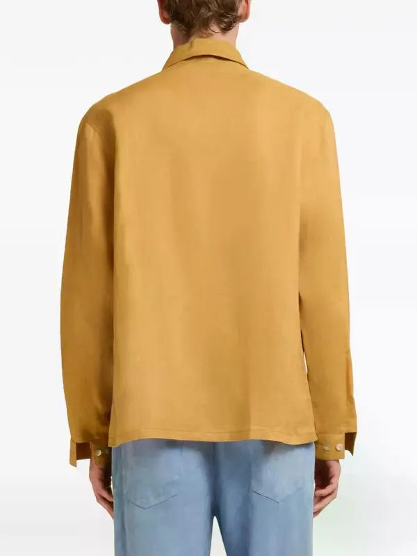 Marni Zip Pocket Waves Logo Shirt