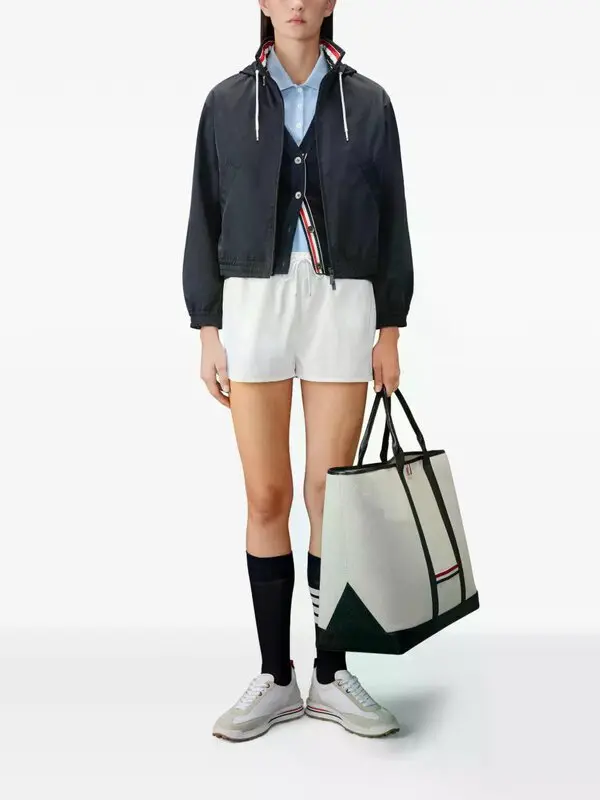 Thom Browne 4-bar Jersey Polo Top